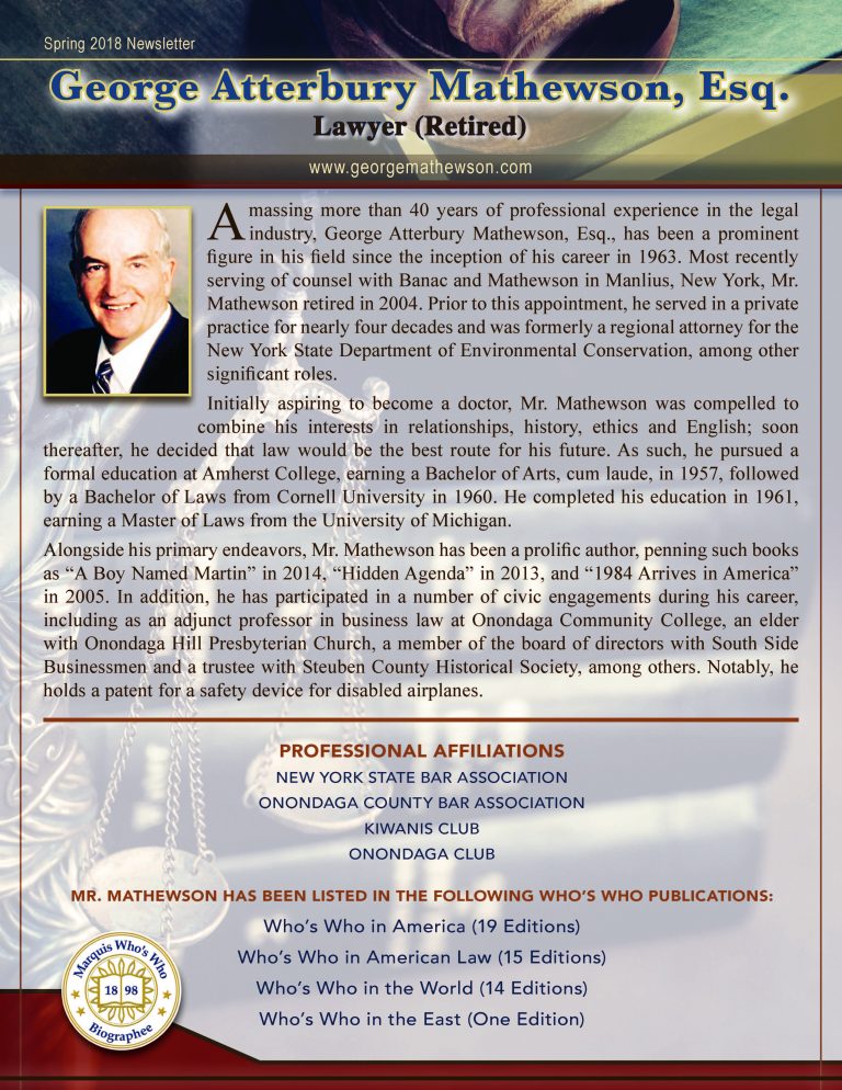 Law - Who`s Who Newsletters