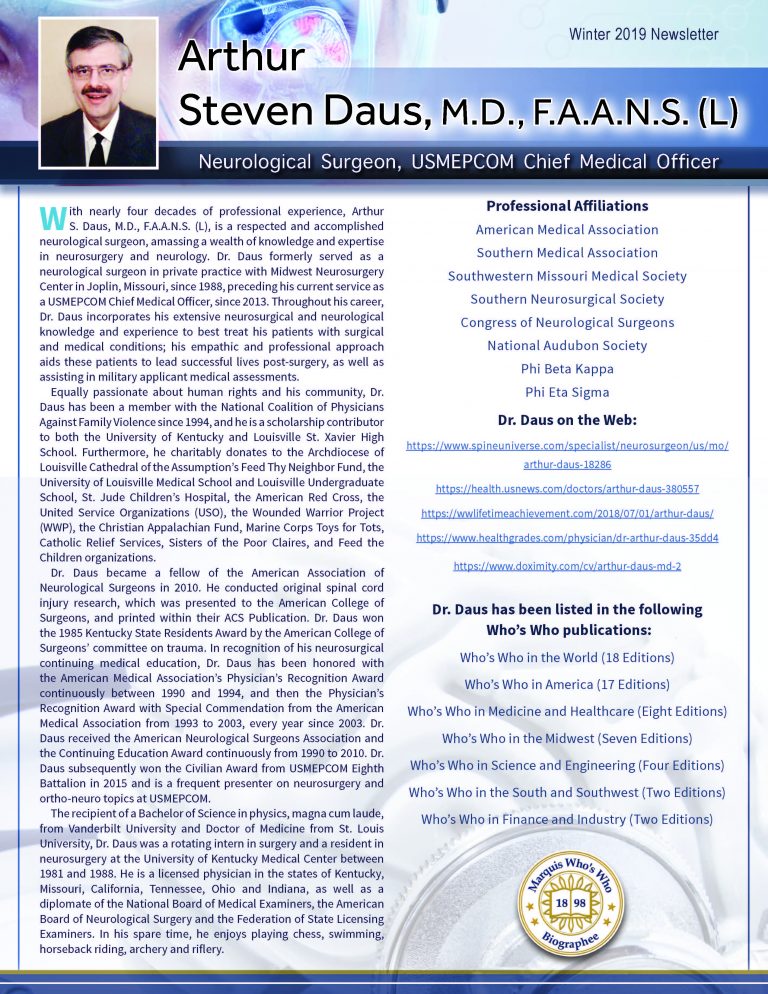 Health Care - Who`s Who Newsletters