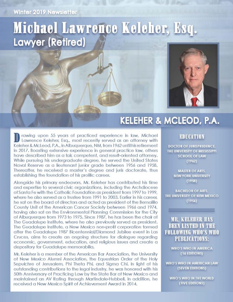 Law - Who`s Who Newsletters