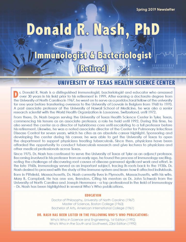 Sciences - Who`s Who Newsletters