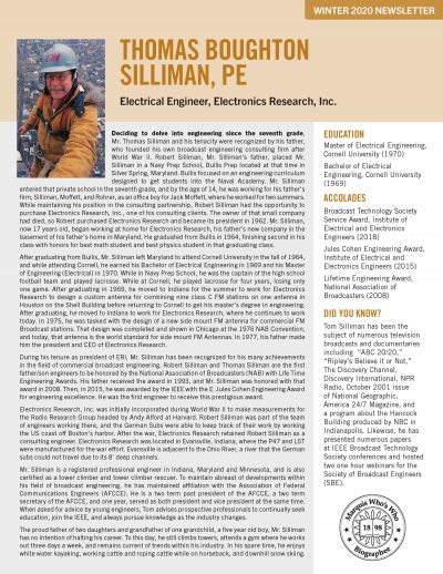 Engineering - Who`s Who Newsletters