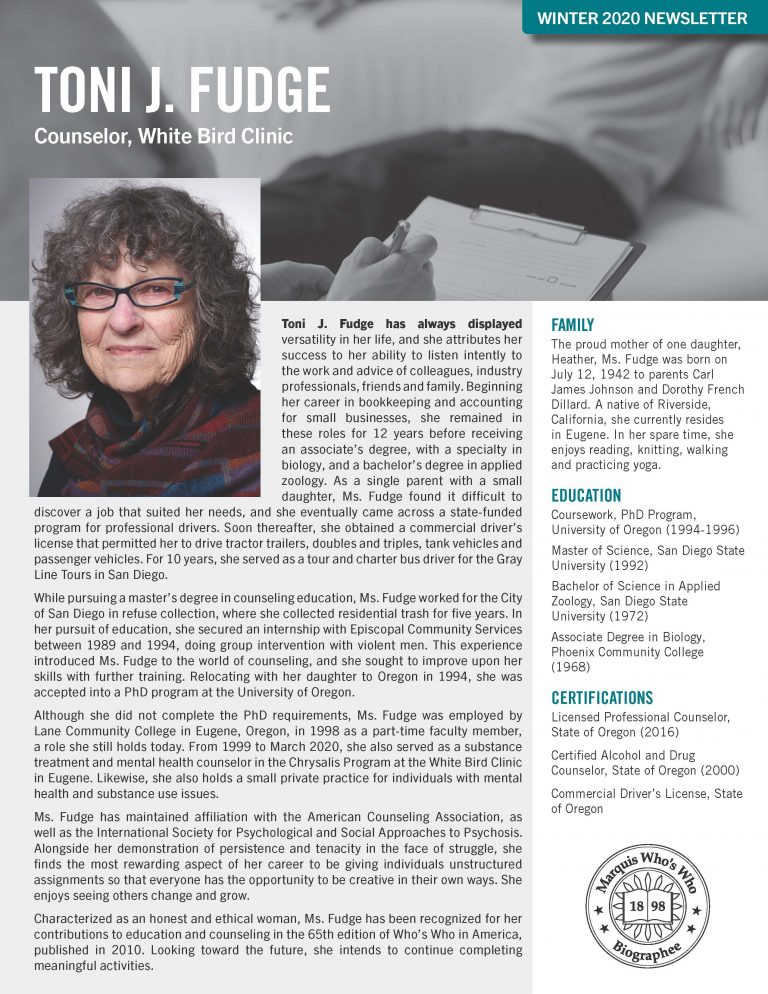 Health Care - Who`s Who Newsletters